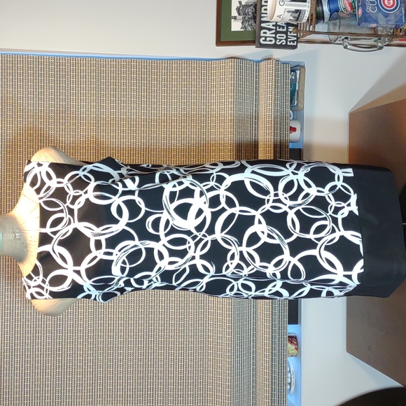 AB Studio | Dresses | Nwt Size 4 Black And White Dress By Ab Studio Nwt ...